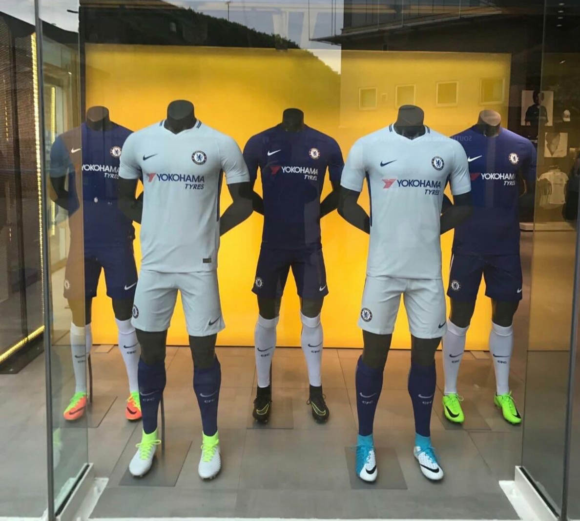 Official: Chelsea home and away kits for 2017/18 campaign announced