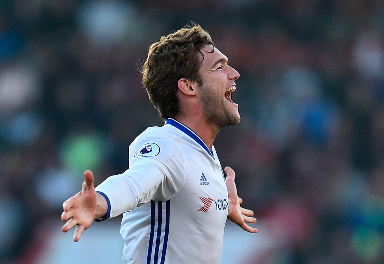 (Video) Marcos Alonso stunner gives Chelsea lead over Southampton