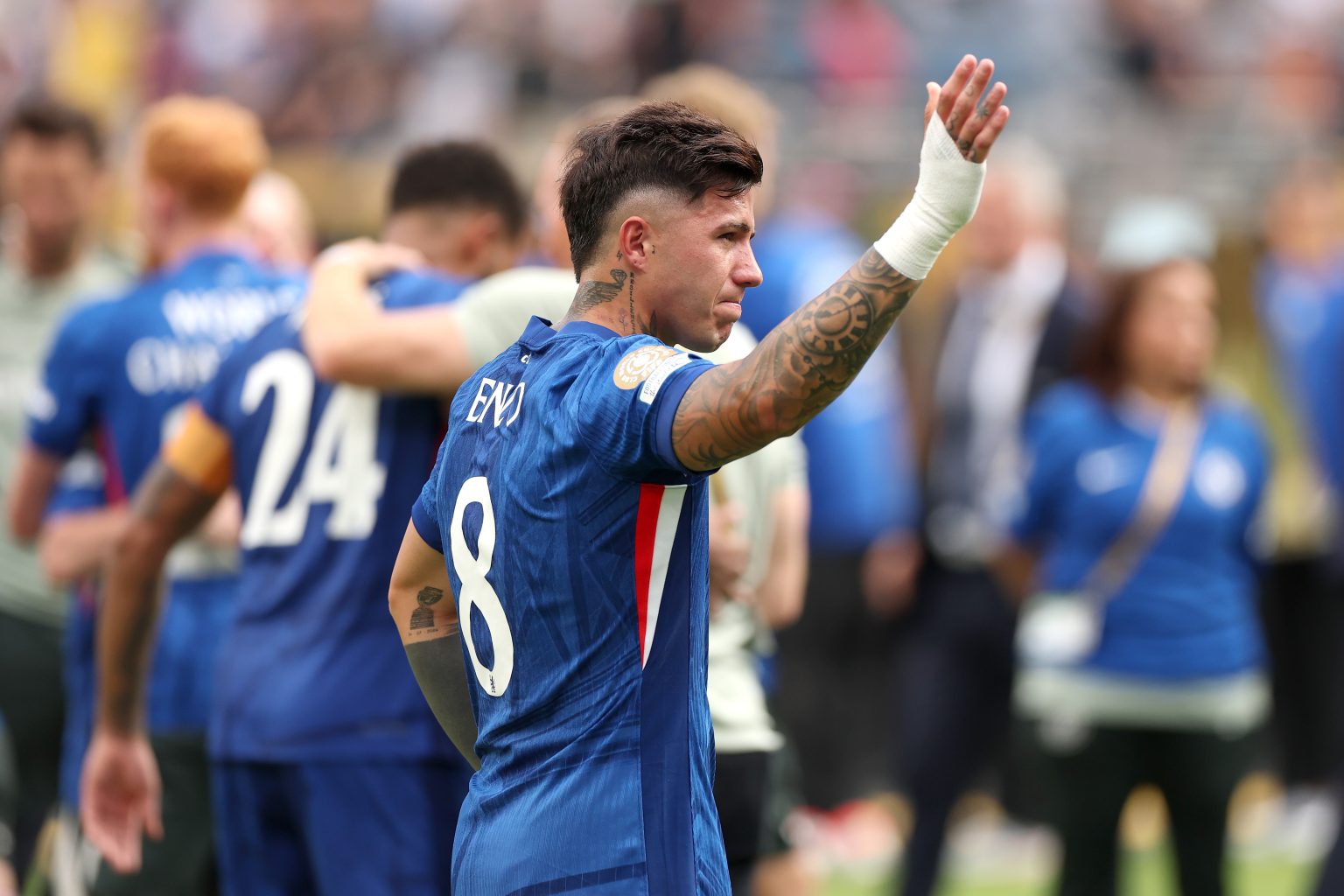 Enzo Fernandez put on a perfect midfield general performance vs Wolves ...